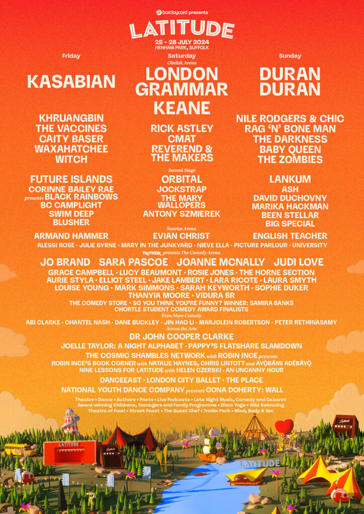 LATITUDE ANNOUNCES MORE MUSIC NAMES , COMEDY HEADLINERS AND ARTS ...
