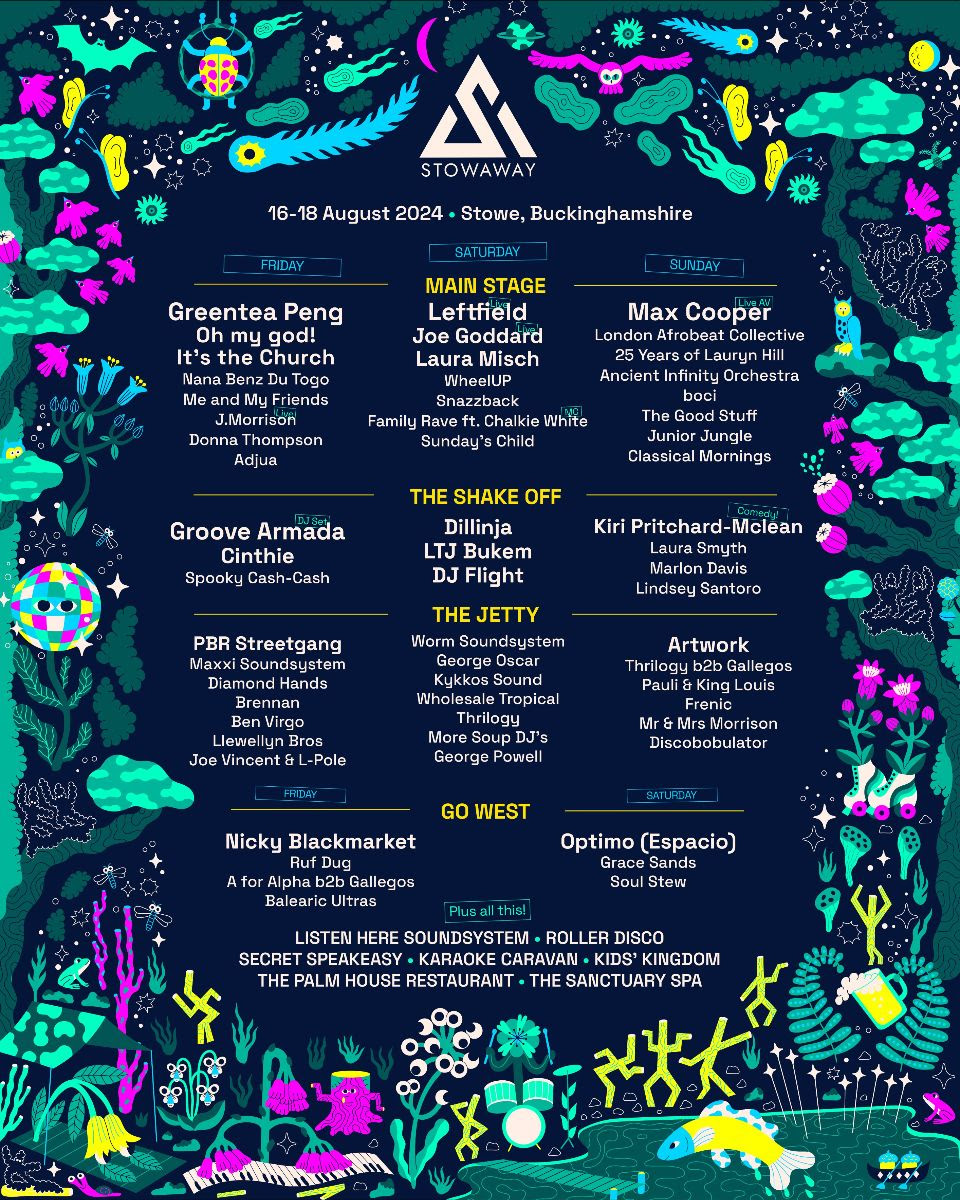 Stowaway Festival Announces Day Splits & Comedy Line-Up - OriginalRock.net