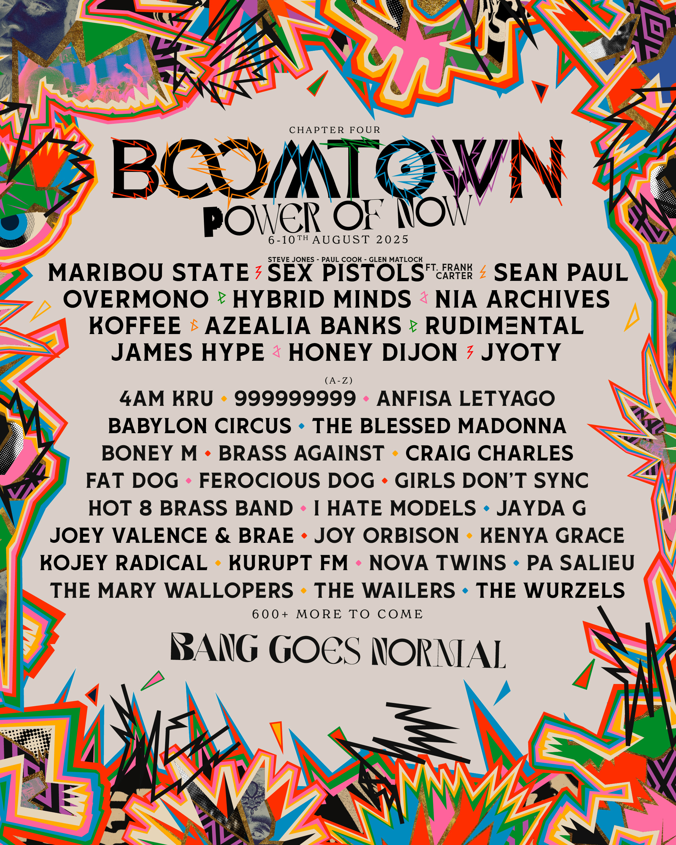 BOOMTOWN 2025 UNVEILS FOUR NEW ACTS + CHAPTER FOUR: POWER OF NOW ...