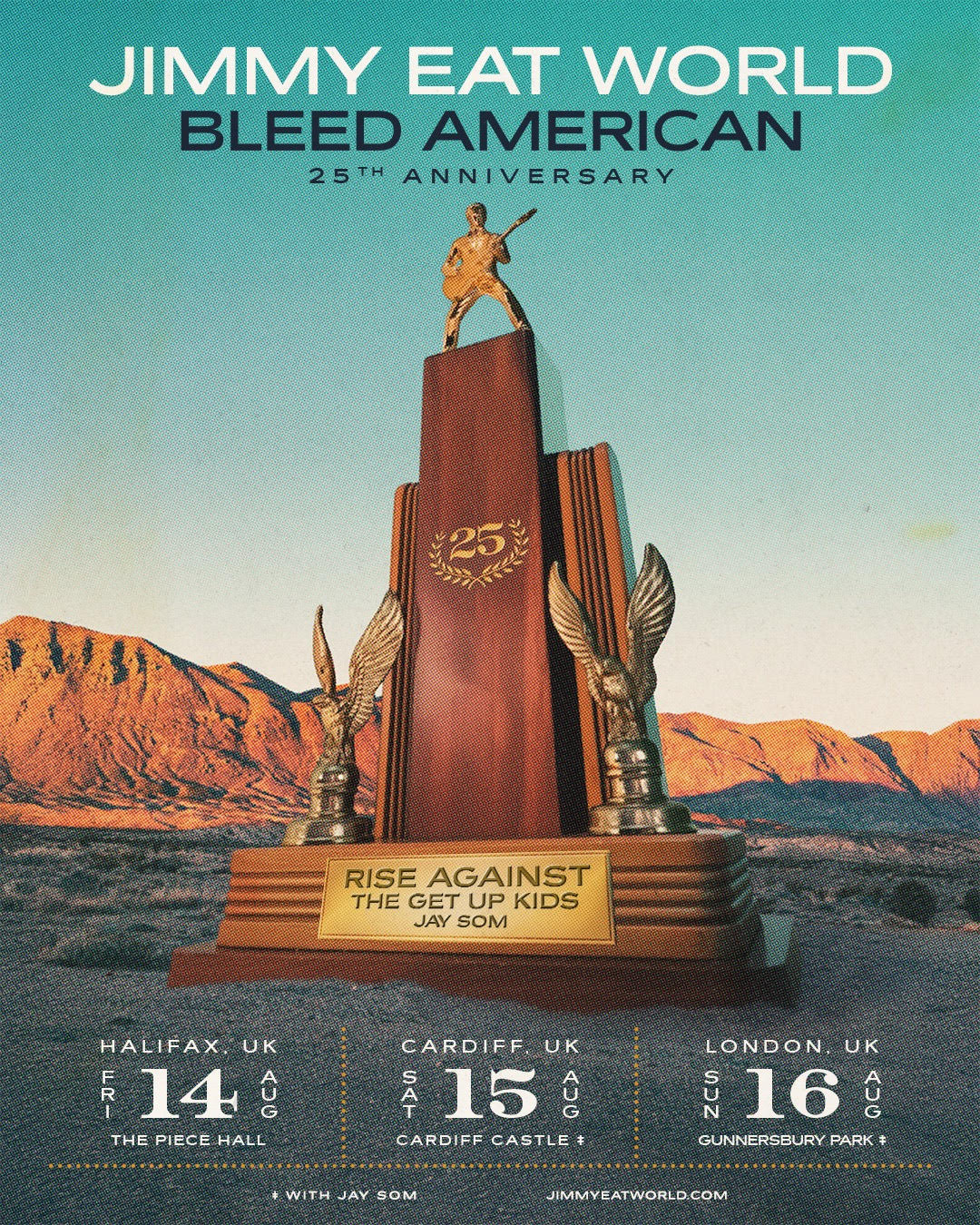 JIMMY EAT WORLD Announce Bleed American 25th Anniversary Exclusive UK ...